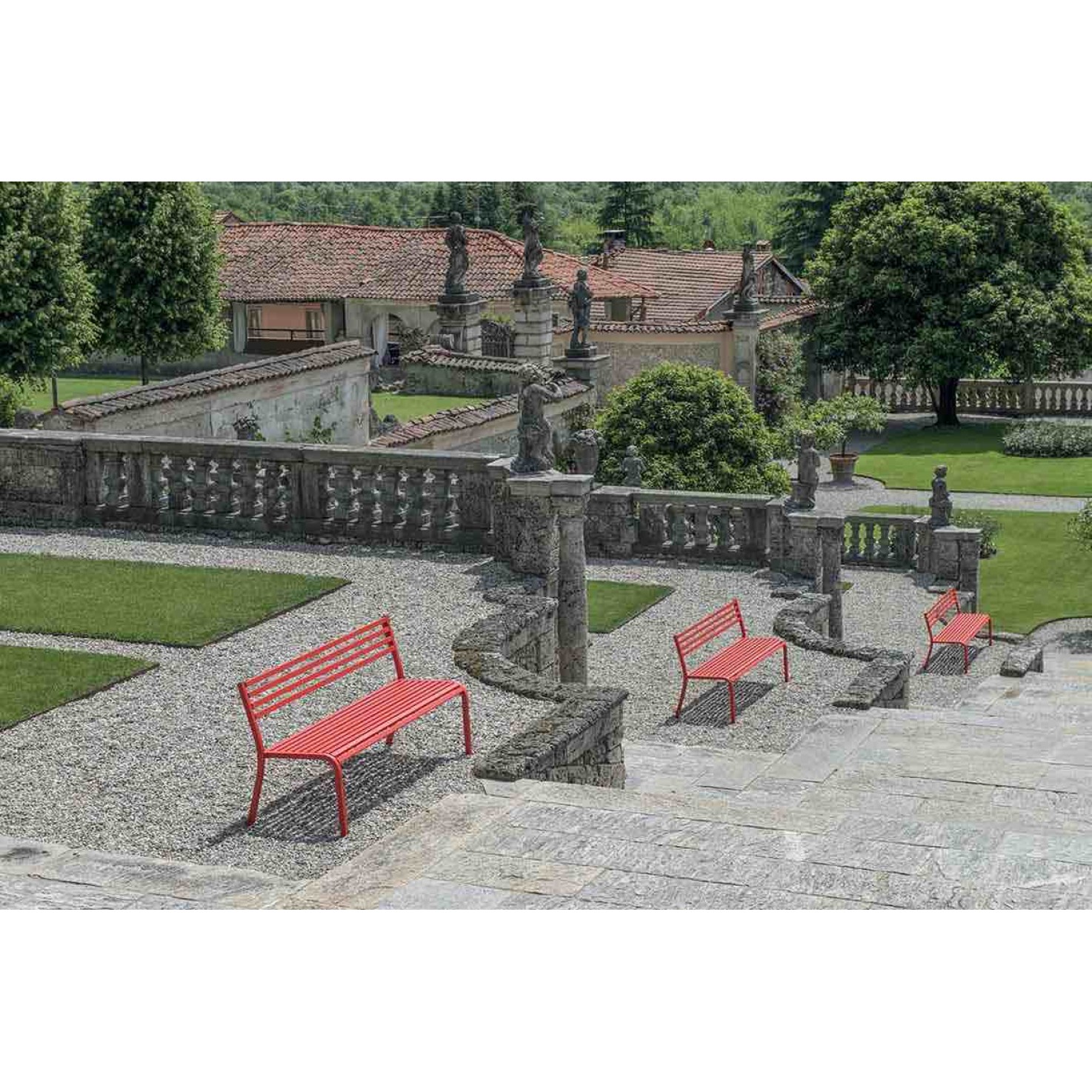 Emu Segno tuinbank 168 cm | Grote design tuinbank staal | Veurst