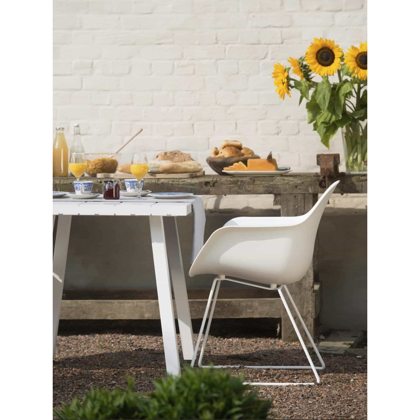 Extremis Captain's chair tuinstoel met sliding poten