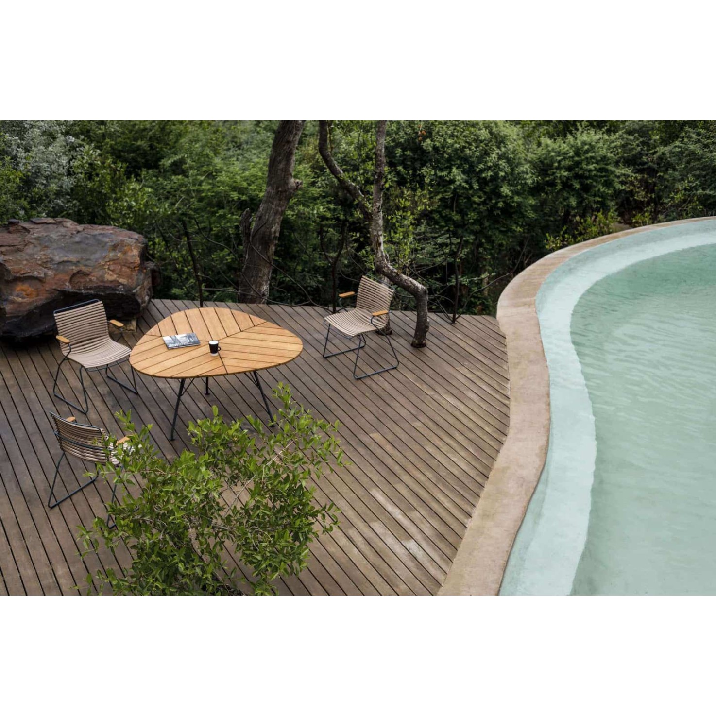 Houe Leaf Bamboe tuintafel