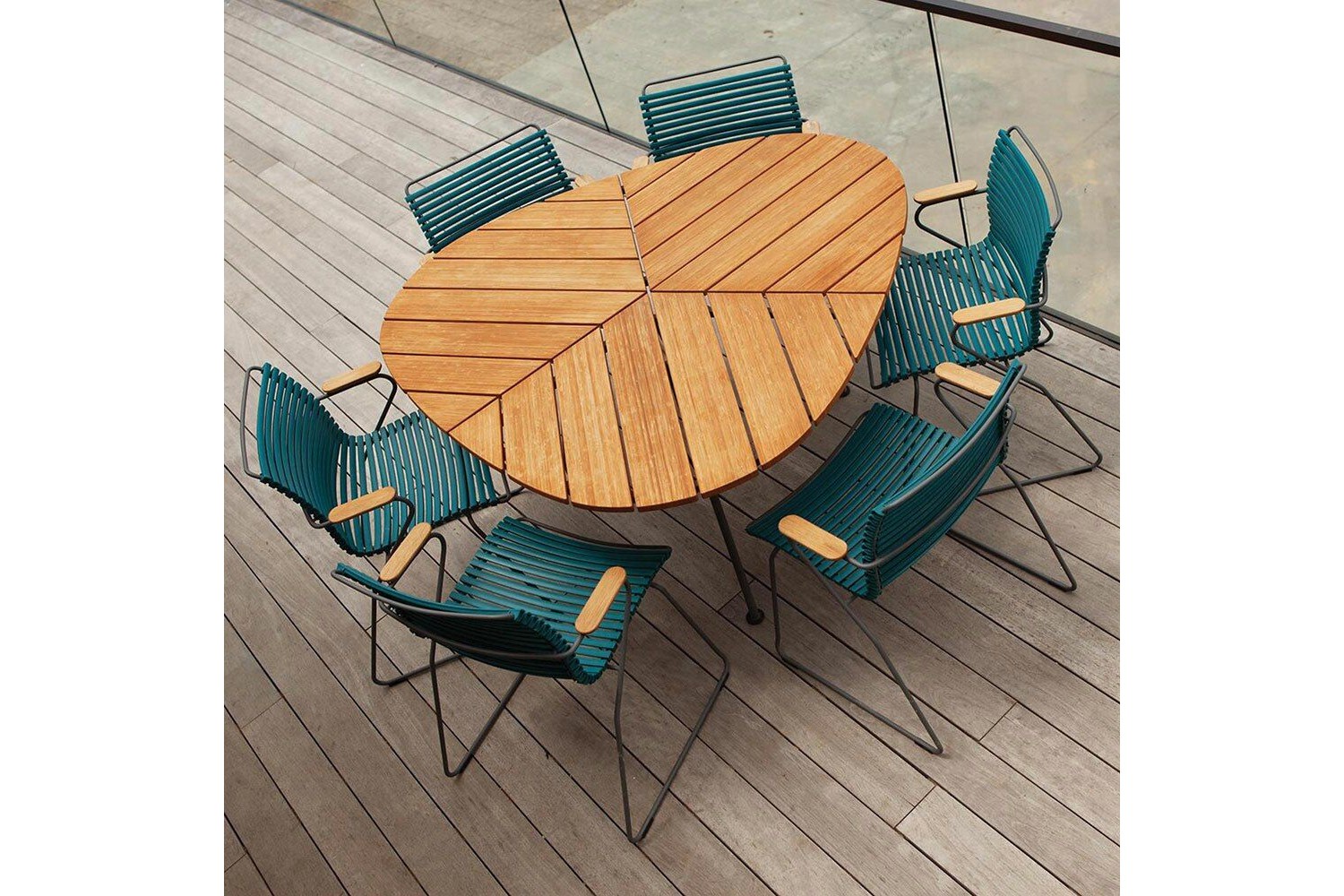 Houe Leaf Bamboe tuintafel